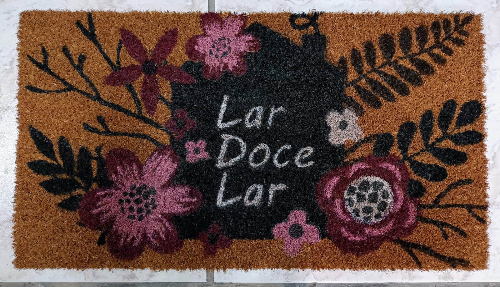 Capacho Fibra Coco Botânico 60 x 33 - Deconto Materiais de Construção