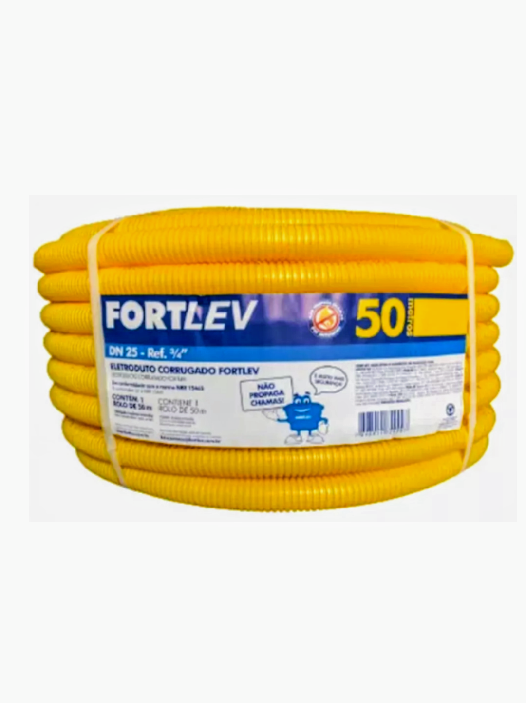 Eletroduto Conduíte Corrugado 3/4 Rolo Com 50 metros Fortlev - Deconto ...